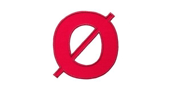 Bokstaver Ø NSF Bokstav Ø Rød - Speider-Sport AS