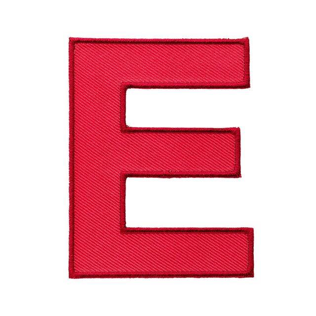 Bokstaver E NSF Bokstav E Rød - Speider-Sport AS