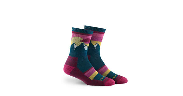Sokker til dame 35–37,5 Darn Tough Sunset Light W S DarkTeal - Speider ...