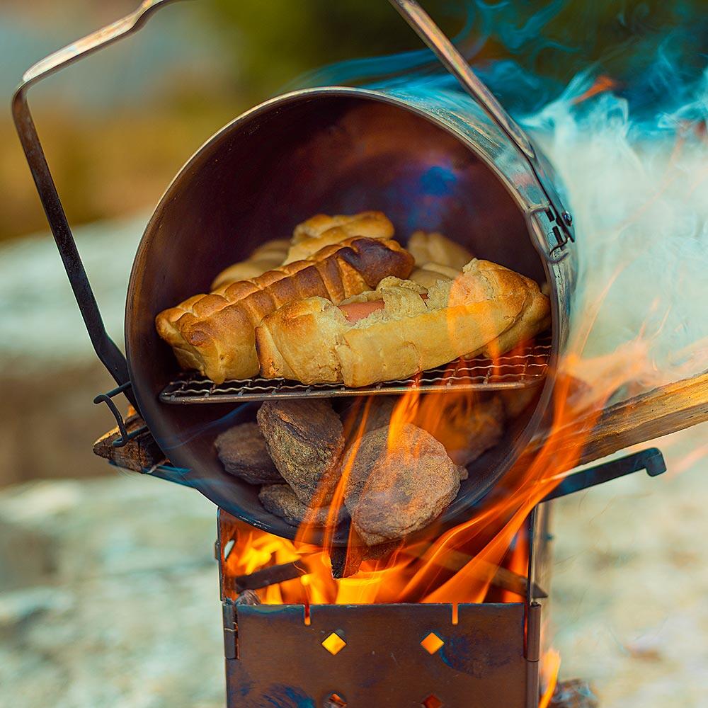 Bakerovn til Firebox Firebox Billy Bush Pot - Speider-Sport AS