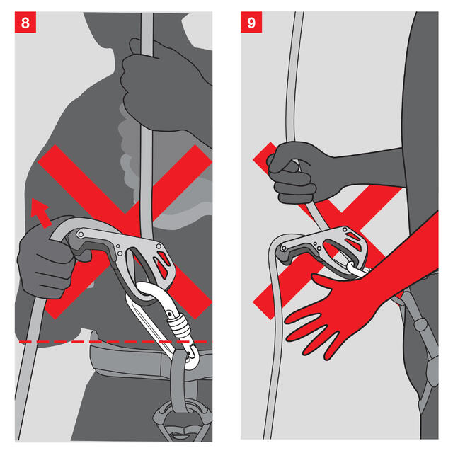 Halv-automatisk taubrems og karabiner Mammut Smart 2.0 Belay Package ...